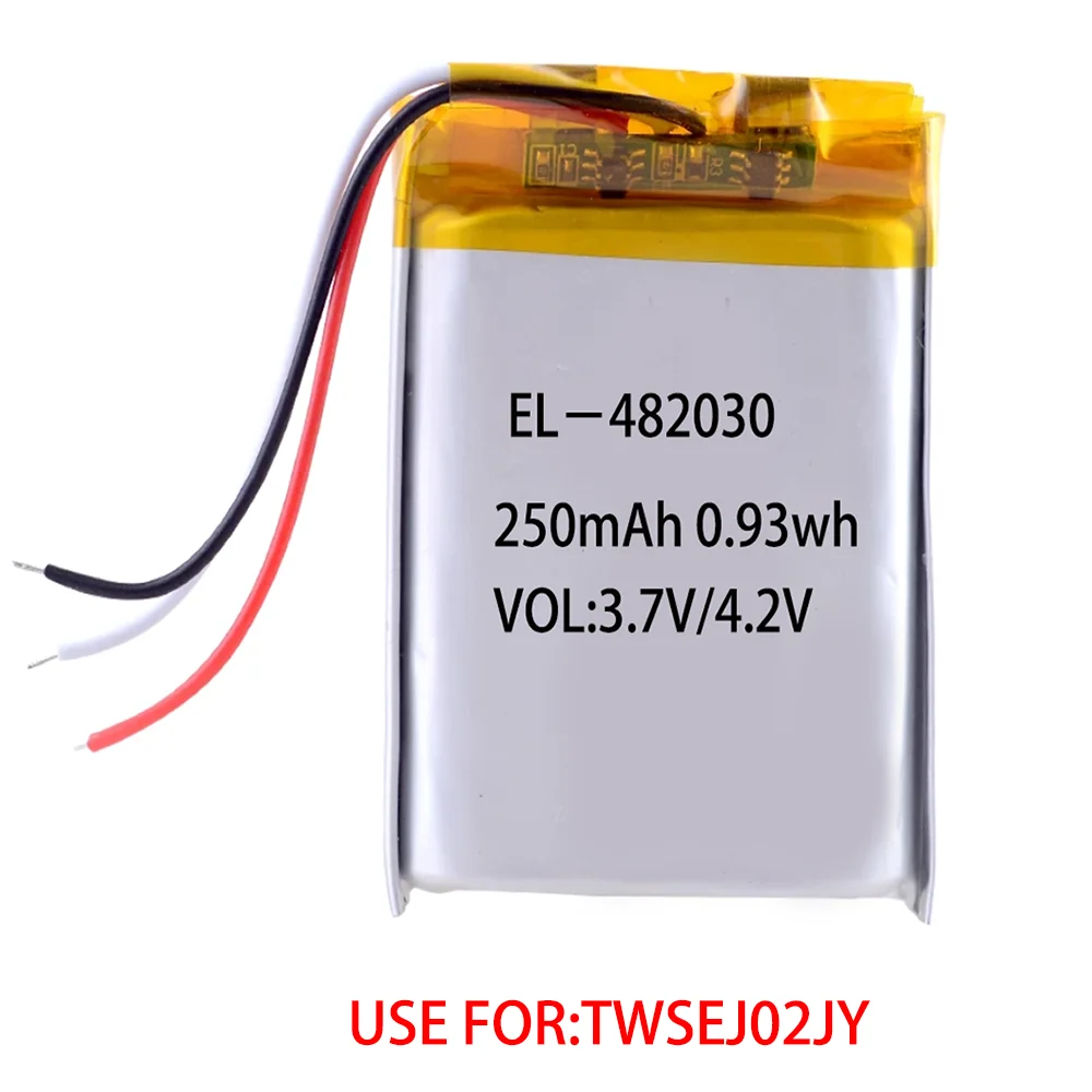 3-7V-4-2V-PL482030-250mAh-Battery-FOR-XiaoMi-TWS-AIR-2-TWSEJ02JY ...