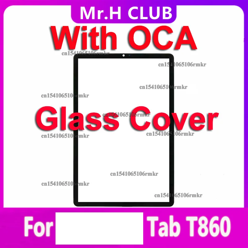 Glass With OCA For Tab S6 T860 T865 SM-T860 SM-T865 Touch Screen Panel ...