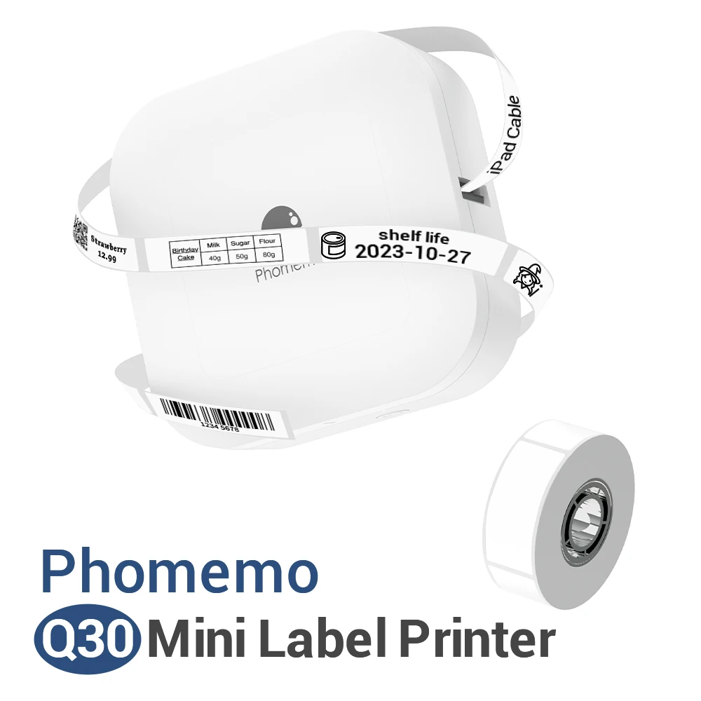 Máquina sem fio Mini Label Maker, Impressora Bluetooth, Modelo múltiplo ...