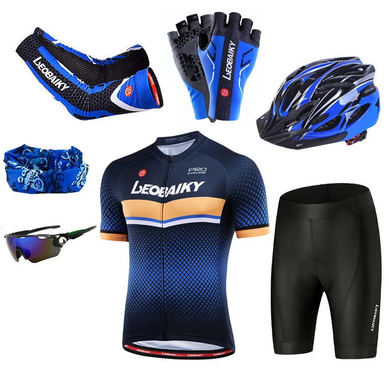 Bicycle Clothing Men Cycling Wear Pro Team Mtb Bike Jersey Set Women ...