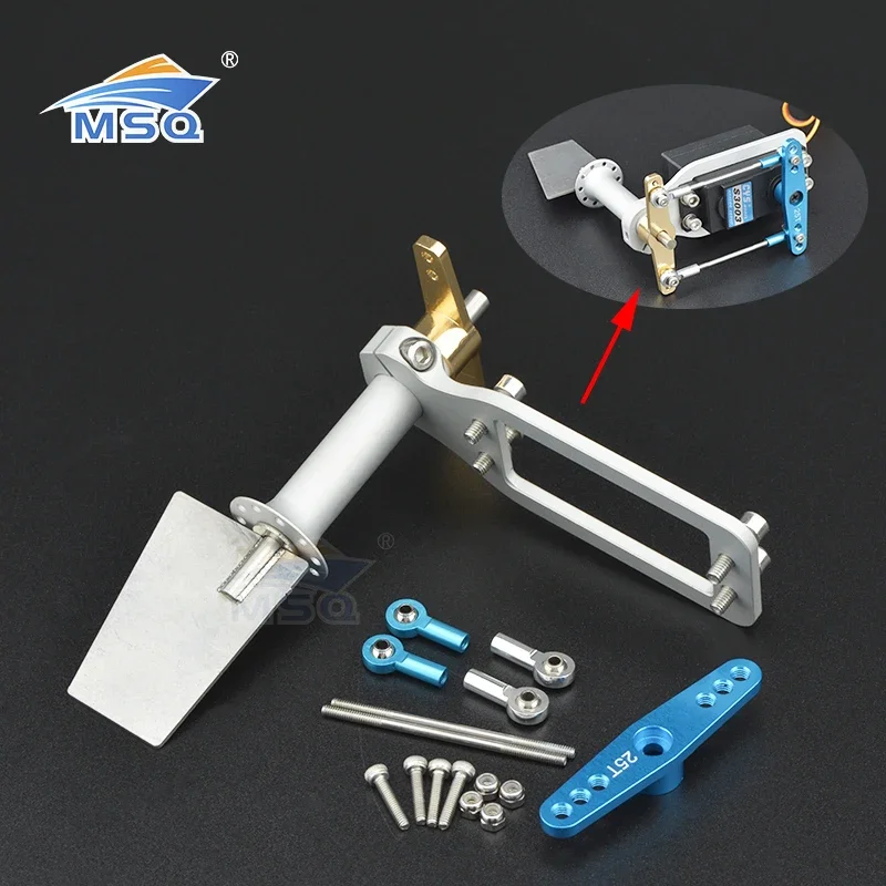 1set-4mm-FSR-V-Rudder-with-Mount-Arm-Servo-Mount-Steering-Arm-Rod-End ...