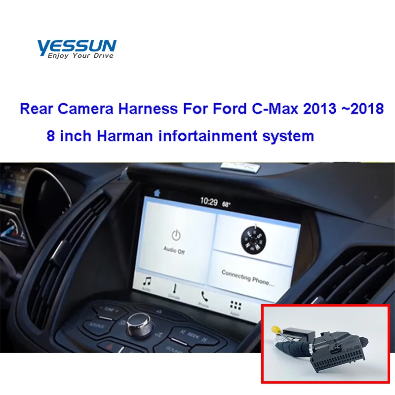 SYNC-2-SYNC-3-Backup-camera-Harness-For-Ford-C-Max-2013-2018-Rear ...