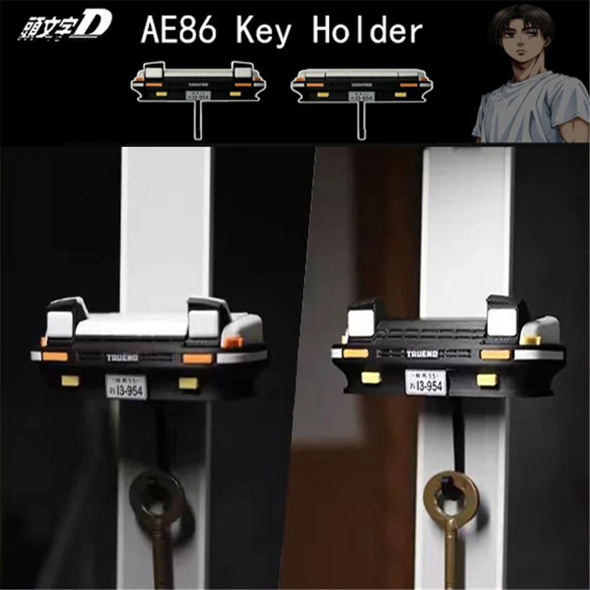 JDM-style-key-holder-Initial-D-AE86-key-hook-keychain-key-holder-Trueno ...