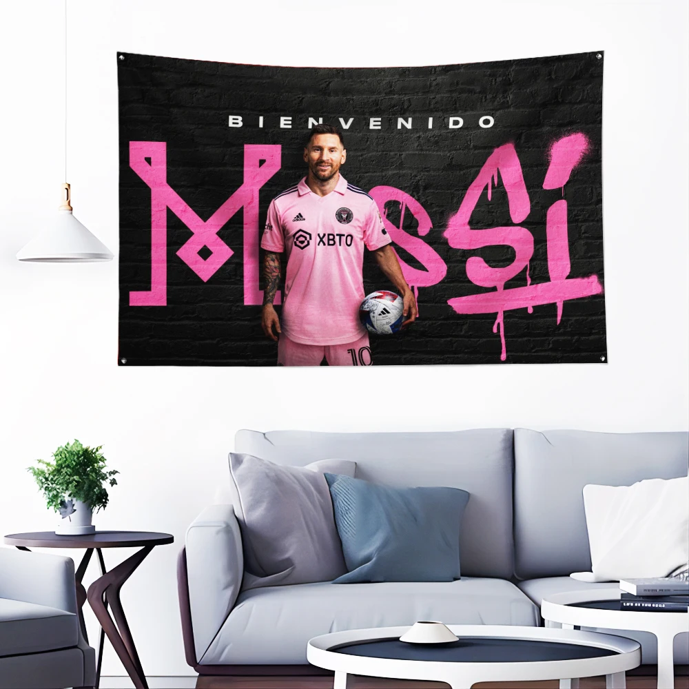 3x5-Ft-Football-Club-Star-Lionel-Messi-Flag-Polyester-Digital-Printing ...