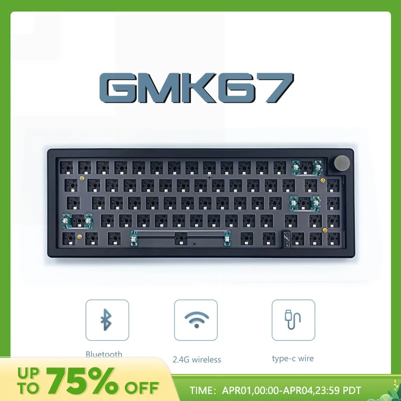 Hot-Swappable-Mechanical-Keyboard-Gasket-Bluetooth-2-4G-RGB-Backlit ...