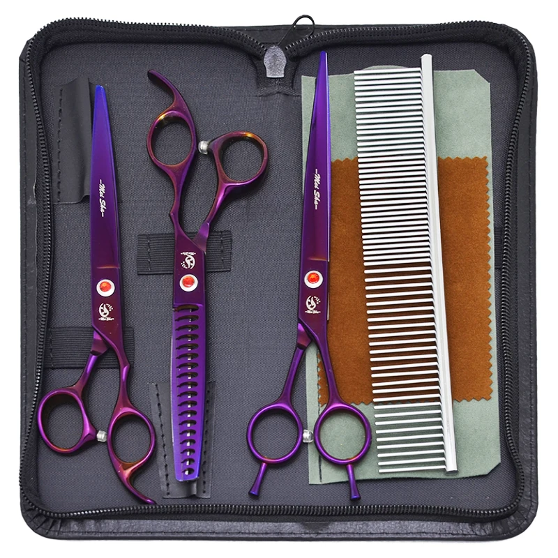 7-0-Meisha-Japan-Steel-Dog-Cat-Hair-Scissors-Pet-Straight-Curved ...