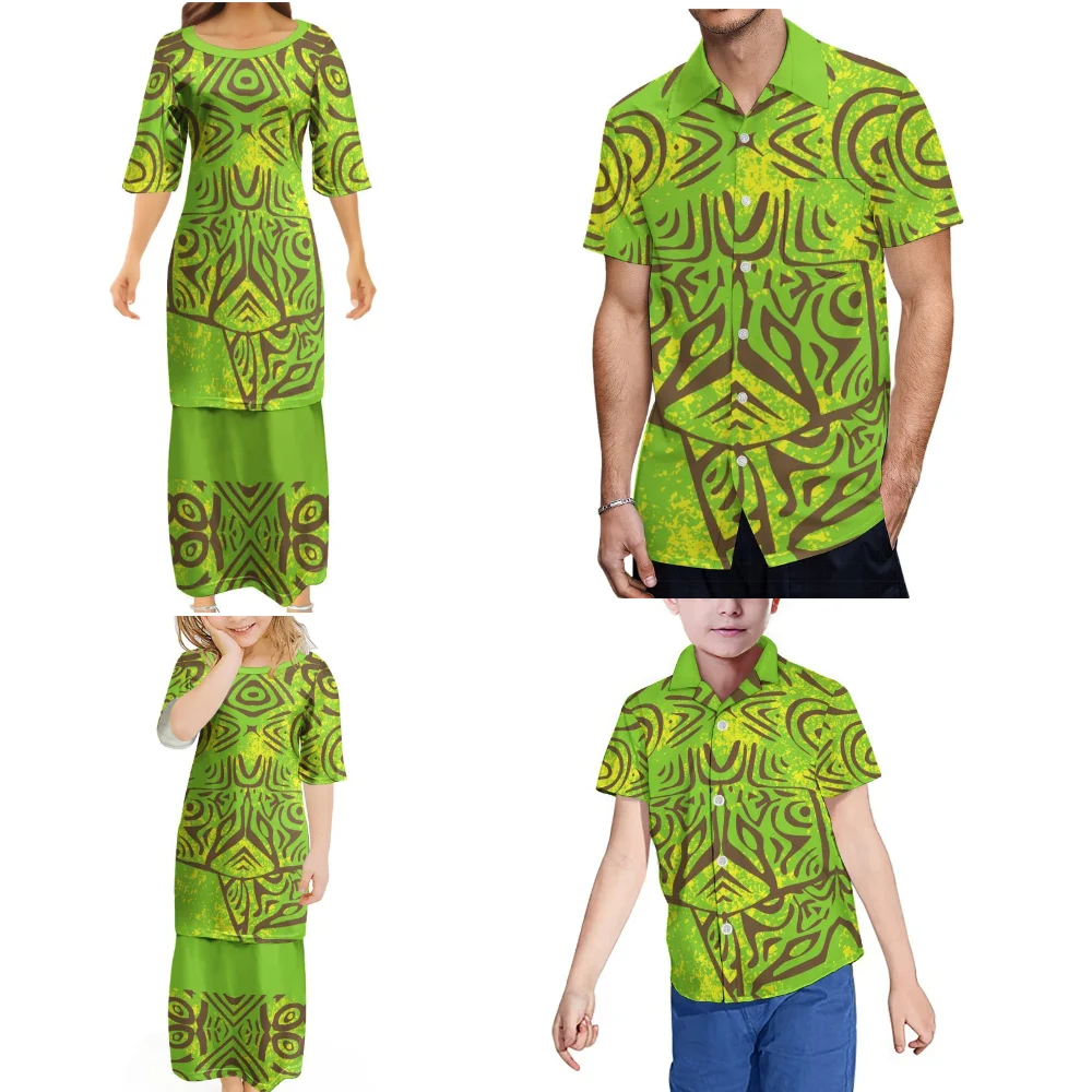 Pacific-Islands-Puletasi-Women-s-Long-Dress-Summer-Short-Sleeve-Adult ...