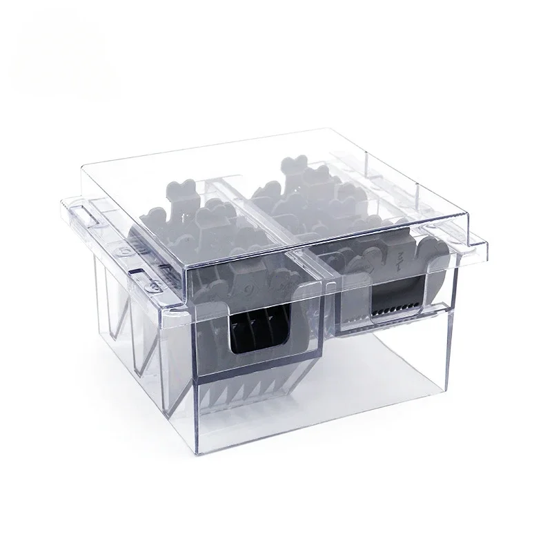 Plastic-Blade-Organizer-8-Blades-Guide-Limit-Comb-Storage-Box-Case-Rack ...