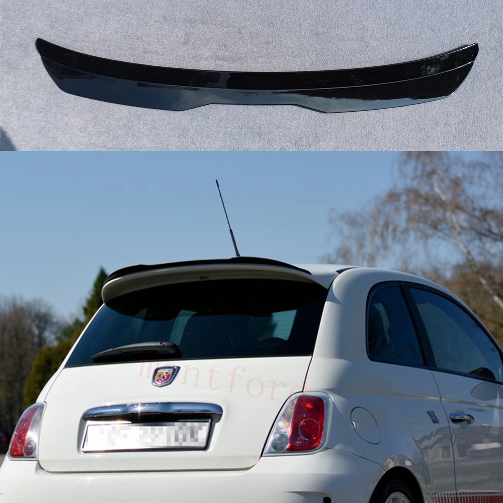 REAR-WING-SPOILER-For-Fiat-500-Abarth-MK1-2008-2009-2010-2011-2012-ABS ...