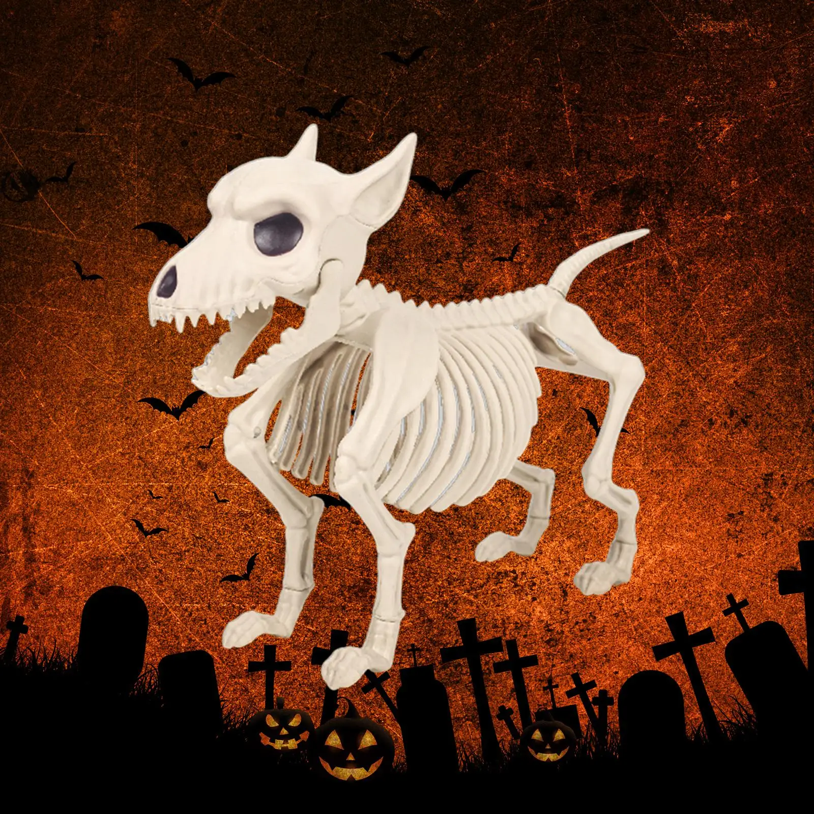 Bone Dog Halloween: The Ultimate Skeleton Figurine for Spooky Decorations