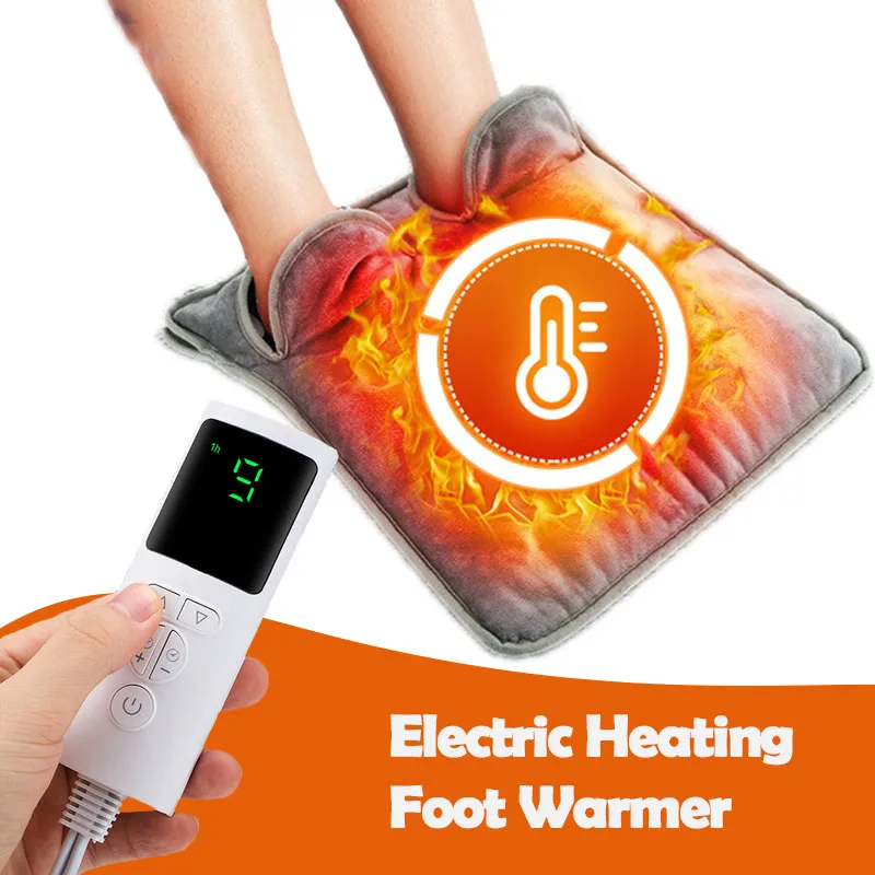 Electric Heating Pad Blanket 9 Levels 4 Modes Timer Heating Pad ...