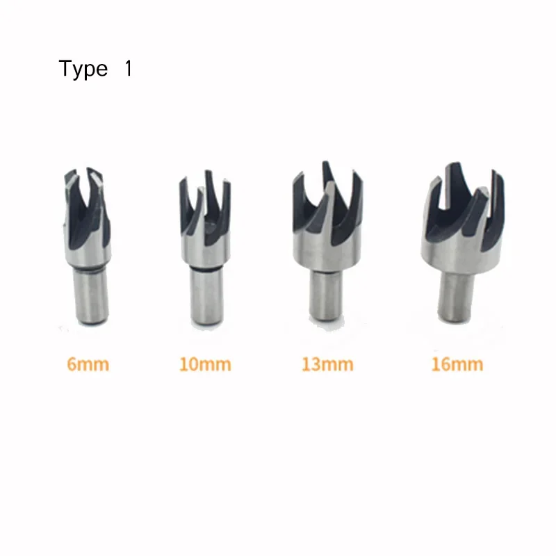 4PCS-Wood-Plug-Cutters-Set-working-Cutting-Tool-Drill-Bit-Claw-Cork-for ...