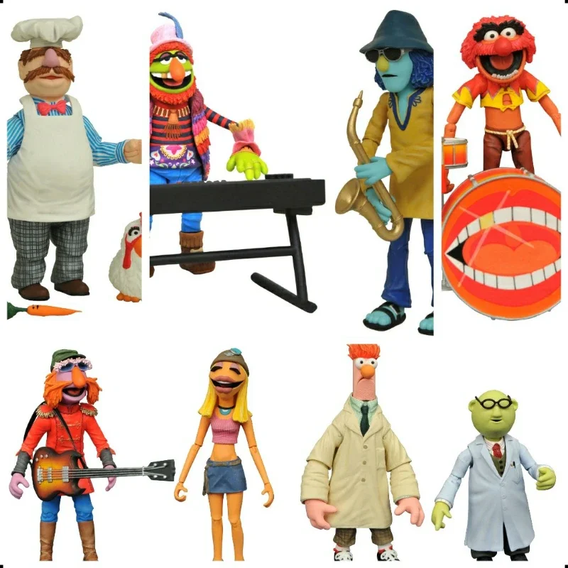 DST-The-Muppets-6-inch-Anime-Figure-Bunsen-and-Assistant-Statler-and ...