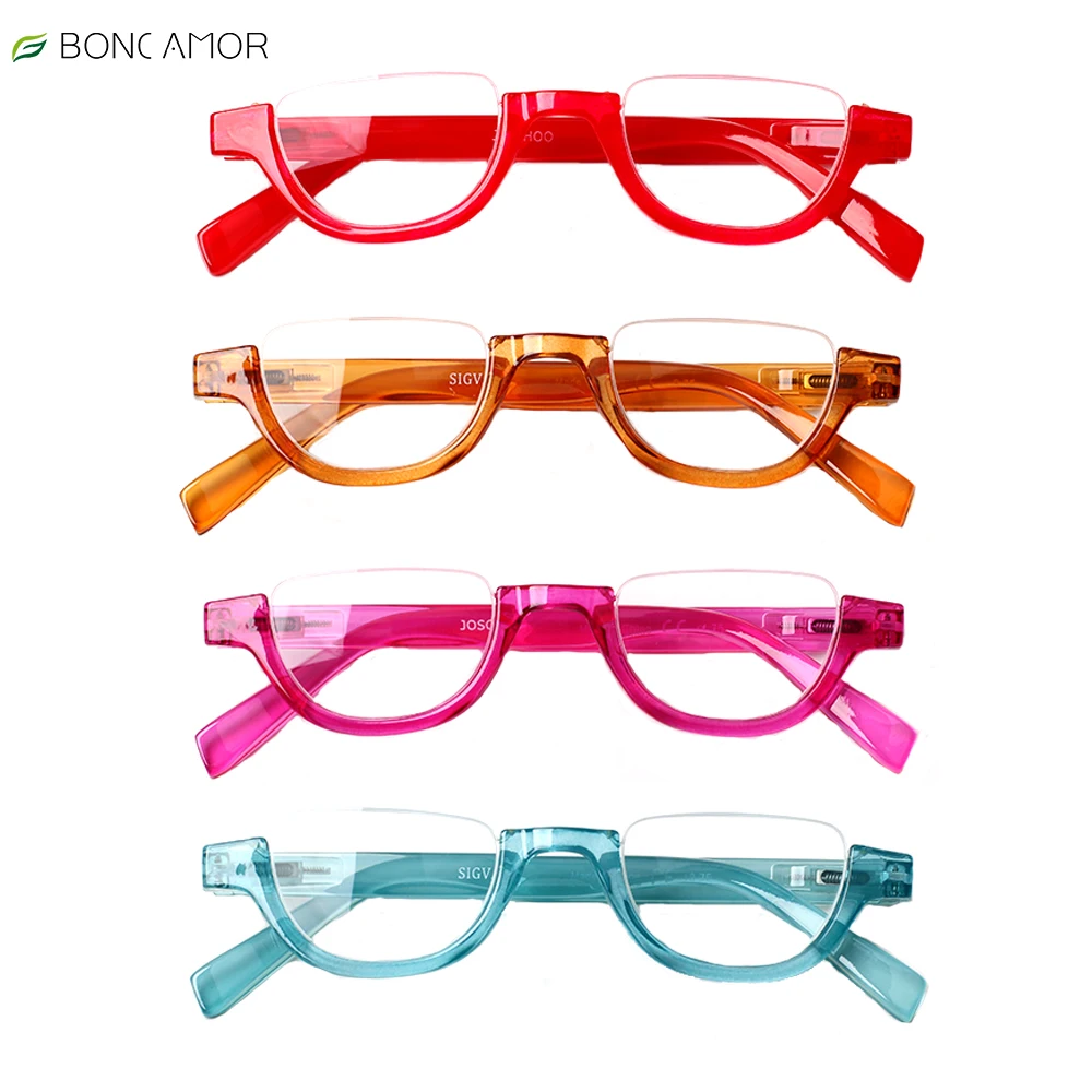 Reading Glasses Half Frame Glasses | Reading Glassess Women Half Frame ...