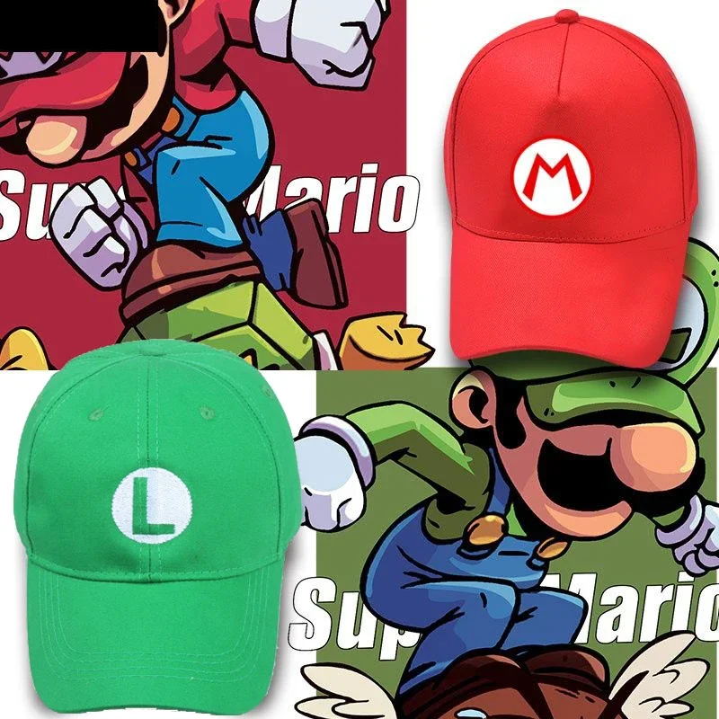 Mario-Baseball-Caps-Anime-Cartoon-Adjustable-Casual-Cotton-Sun-Hats-Men ...