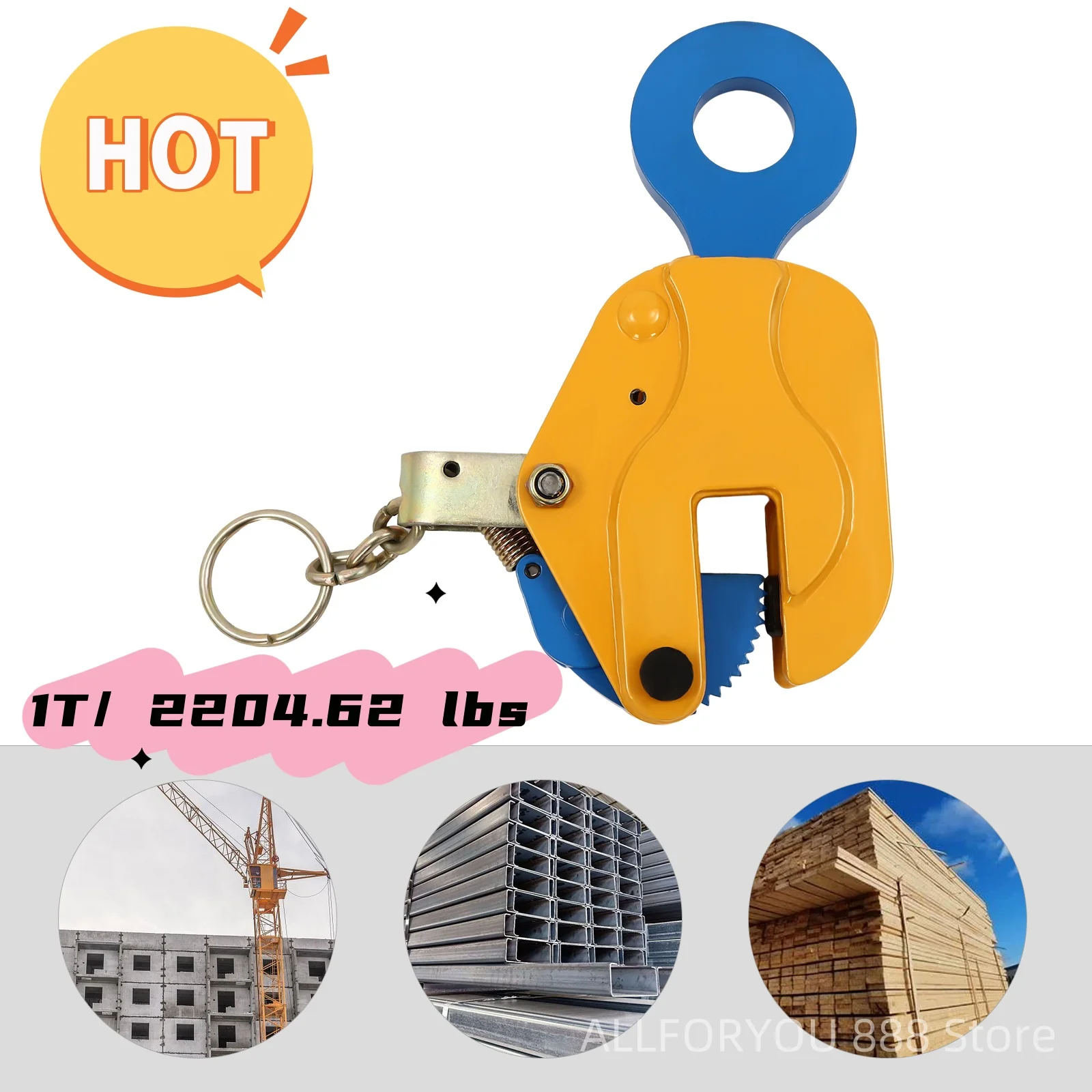 1T-Vertical-Plate-Lifting-Clamp-0-20mm-Opening-for-Vertical-Lifting-and ...