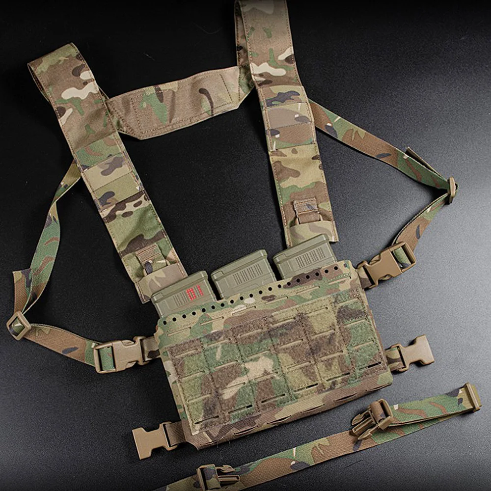 Kit-Tactical-Peito-Rig-Micro-Luta-Chassis-Placard-Ca-a-Vest-H-Harness ...