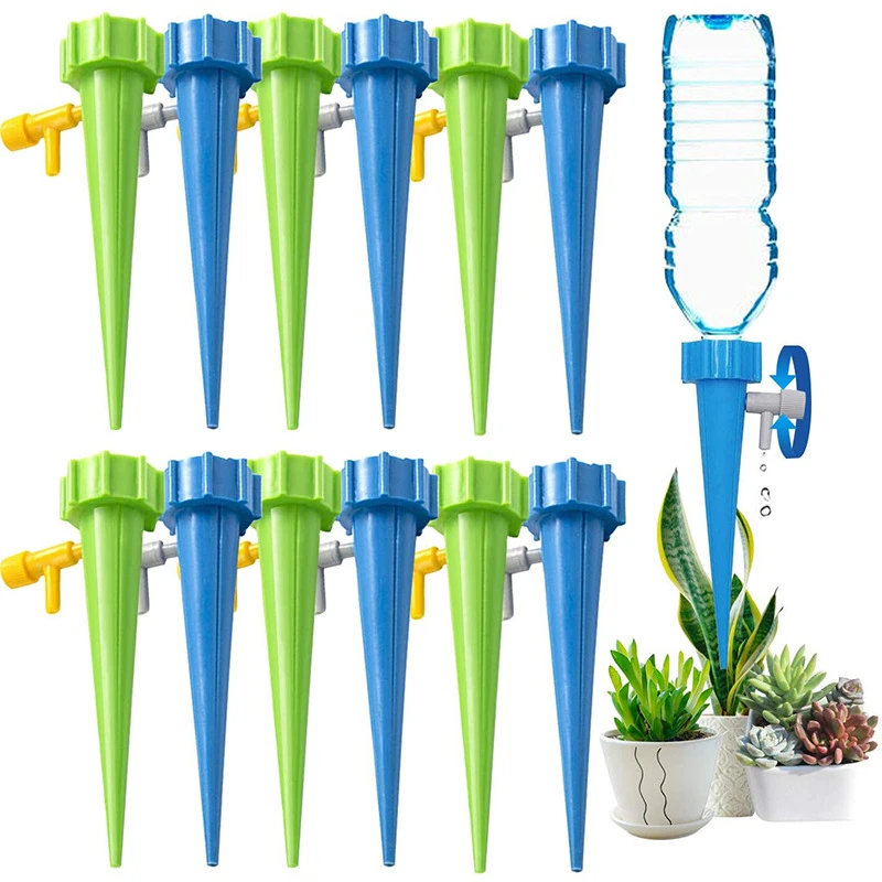 12pcs/6pcs Self-watering Kits Automatic Waterers Drip Irrigation Indoor ...