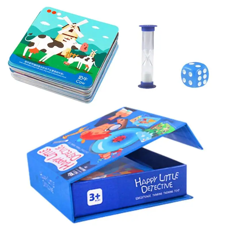 Memory Detective Game Happy Little Detective Memory Game Card Brain ...