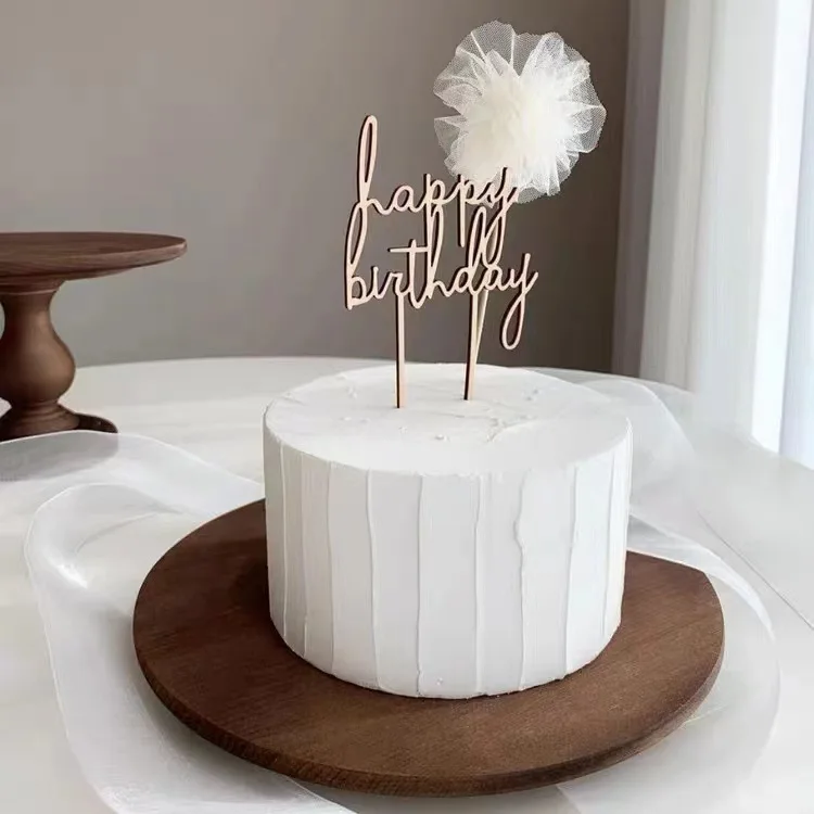 New-Innovation-Happy-Birthday-Cake-Toppers-Wooden-Birthday-Cupcake ...