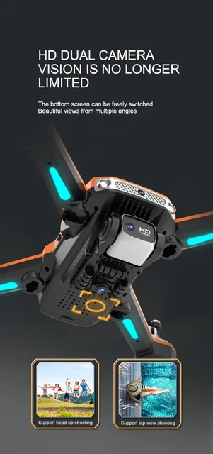 HK89 UAV professional 4K HD dual camera GPS 5G WIF wide-angle FPV ...