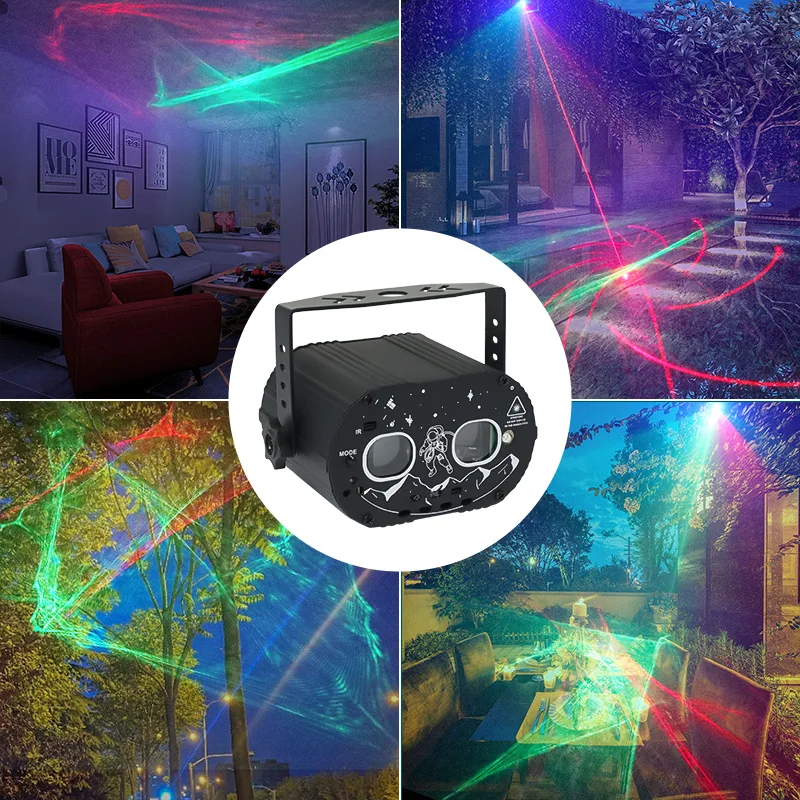 DJ-Party-Lights-Stage-Laser-Northern-Projector-RGB-Sound-Activated ...