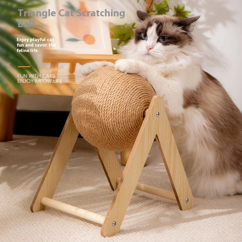 Cat Toy Scratch-ball - Vertical, Wear-resistant, Non-falling Off, Self ...