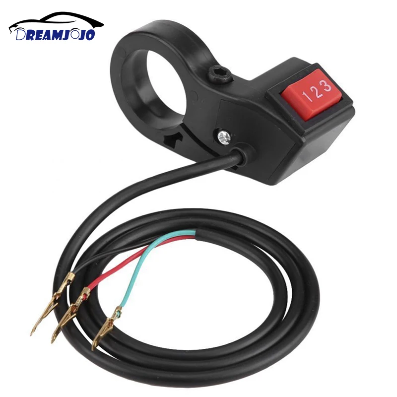 1PC-22mm-7-8in-Electric-3-Speed-Module-Handlebar-Switch-Shift-for ...