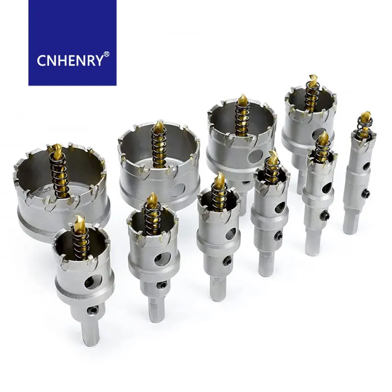 16-125mm Core Drill Bit Stainless Steel Hole Saw TCT Carbide Tip Cobalt ...