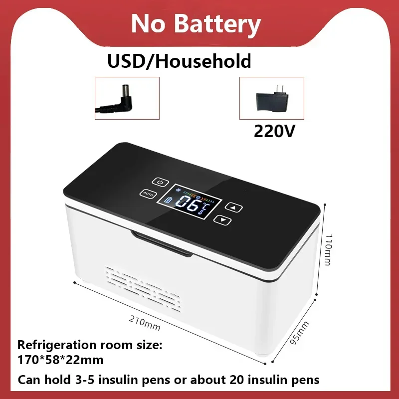 5V-220V-Portable-Insulin-Refrigerator-Mini-Home-0-18-Refrigeration-USB ...