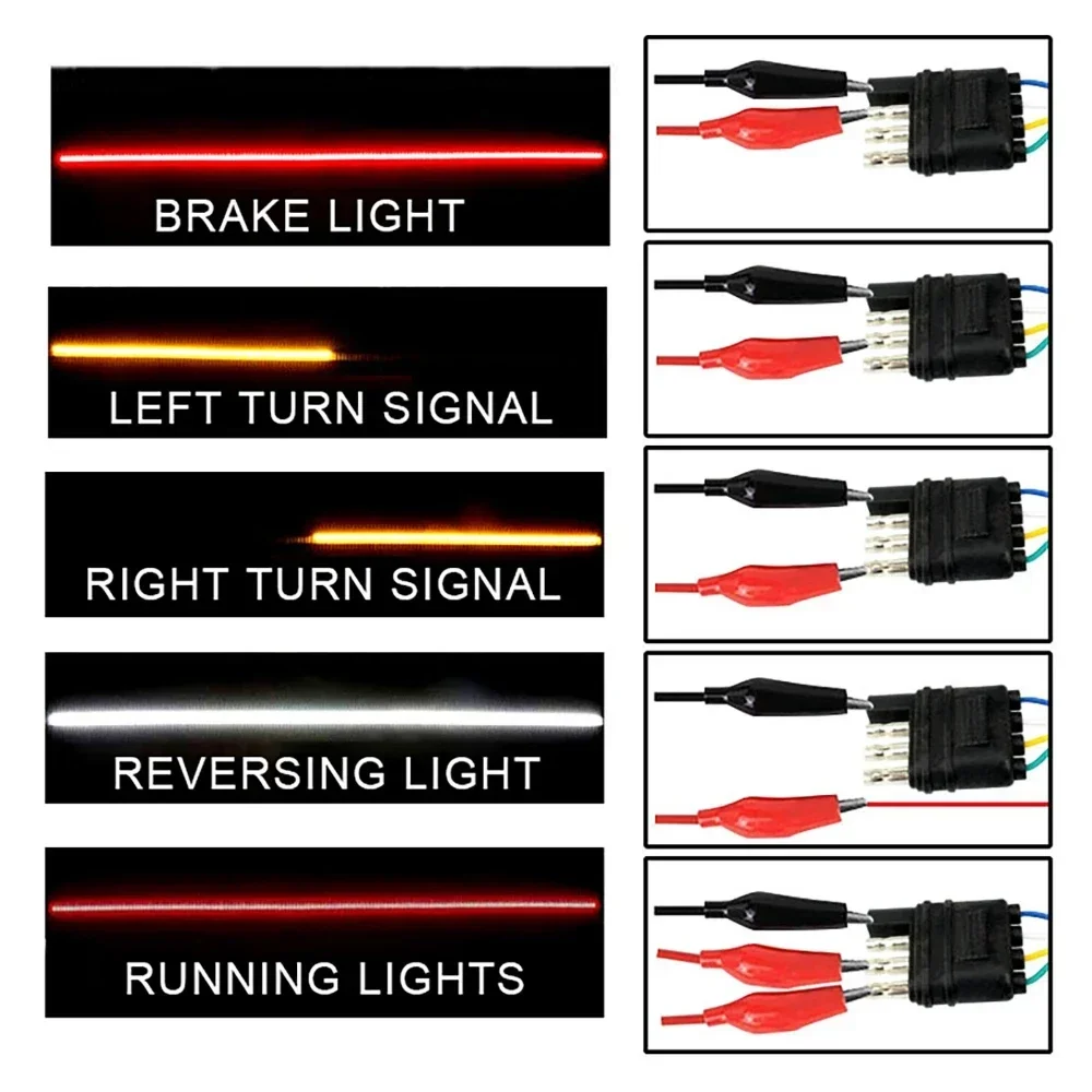 60″ Universal LED Truck Tail Light Strip – Geared Up Garage