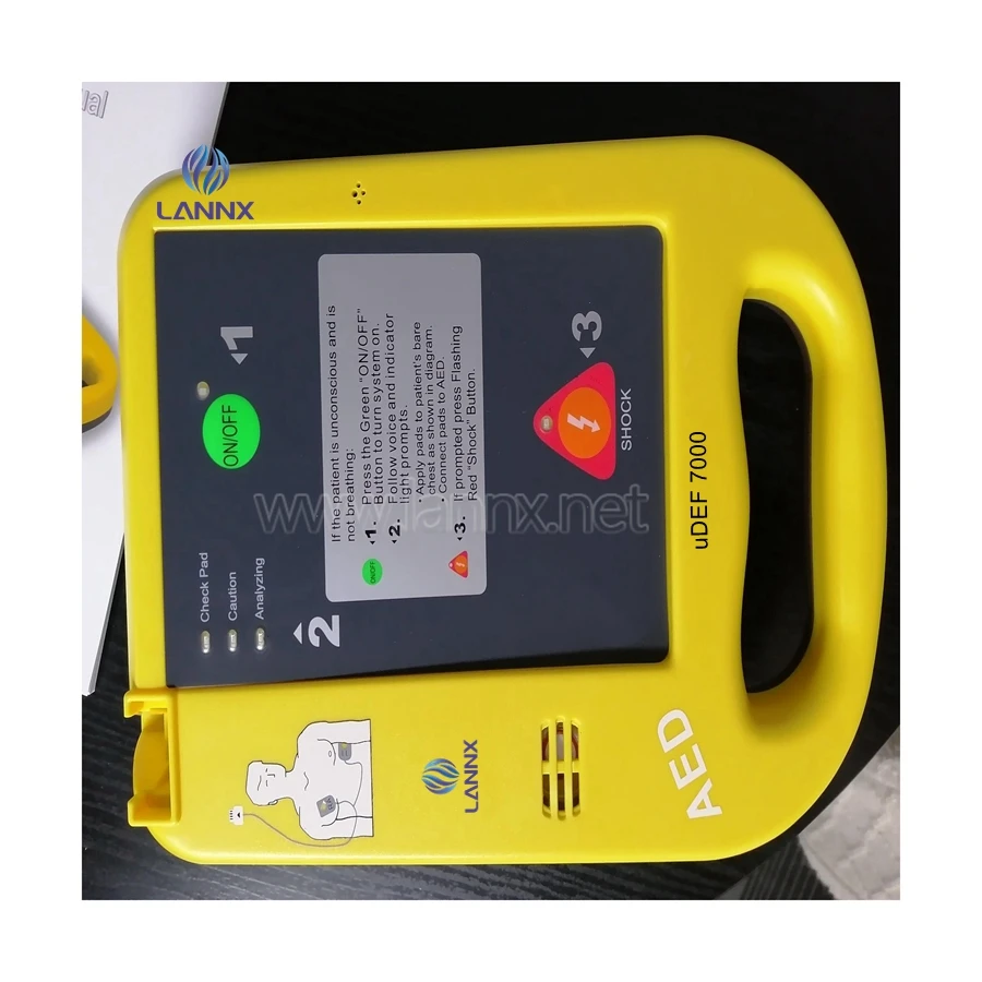 Desfibrilador-Externo-Autom-tico-Port-til-AED-Trainer-Primeiros-Socorros-Profissionais ...