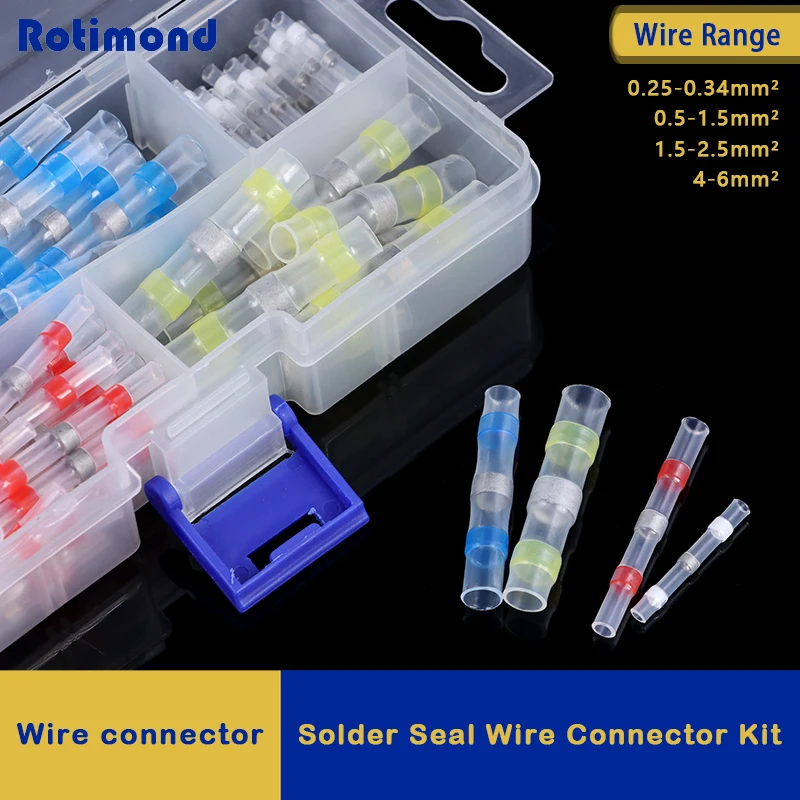 Solder-Seal-Wire-Connector-Boxed-3-1-Heat-Shrink-Sealed-Insulated-Butt-Splice-Terminal ...
