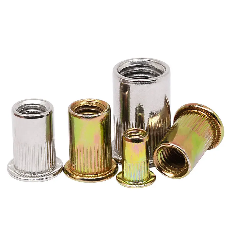 5-Pieces-M3-M4-M5-M6-M8-M10-M12-Stainless-Steel-Flat-Head-Thread-Rivet ...
