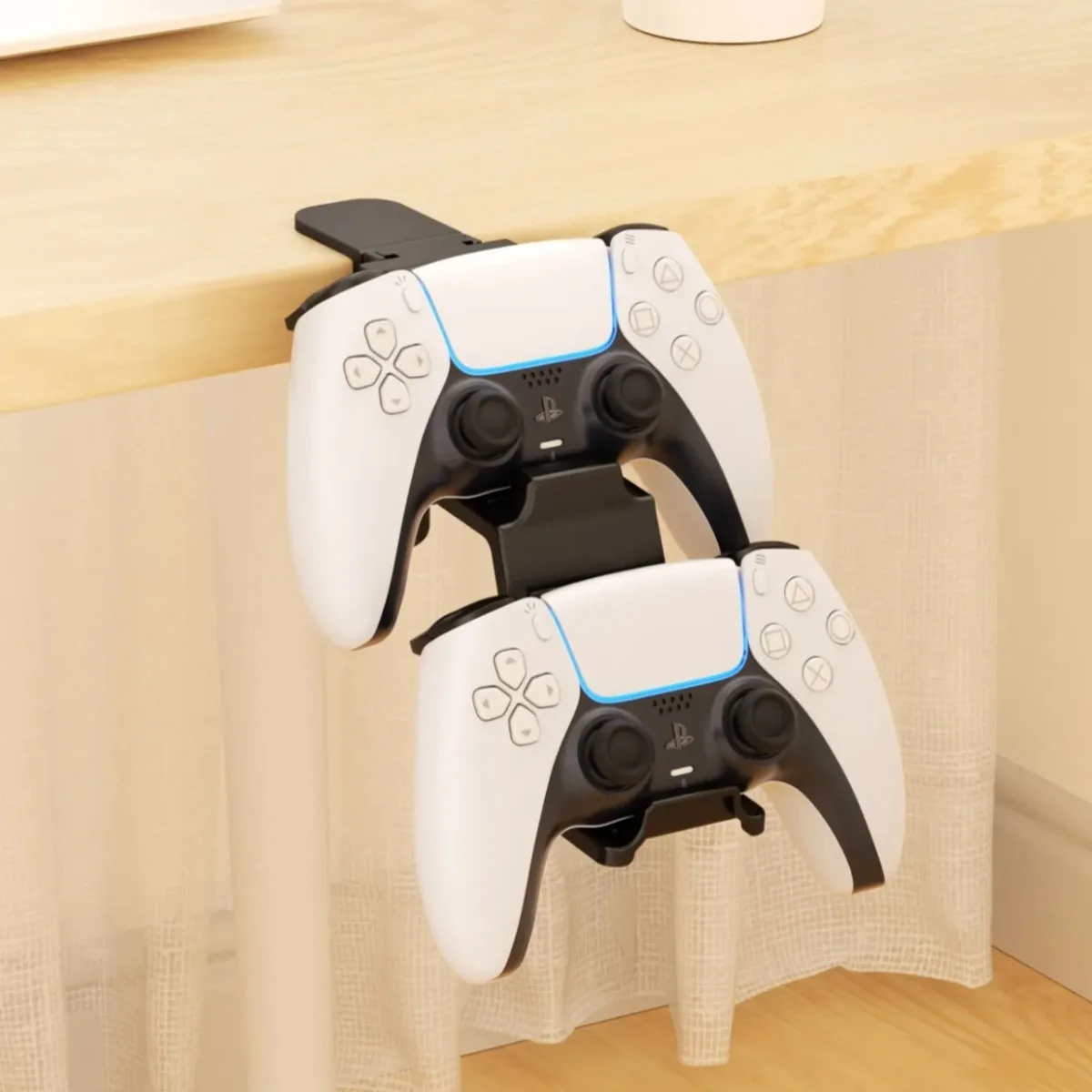 By The Table Double-layer Storage Rack/Adjustable Game Controller ...