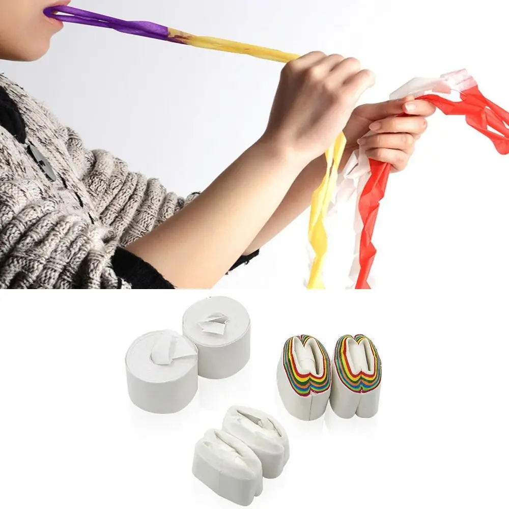 12pcs/set Streamers From Mouth Mouth Coils Paper Magician Supplies ...