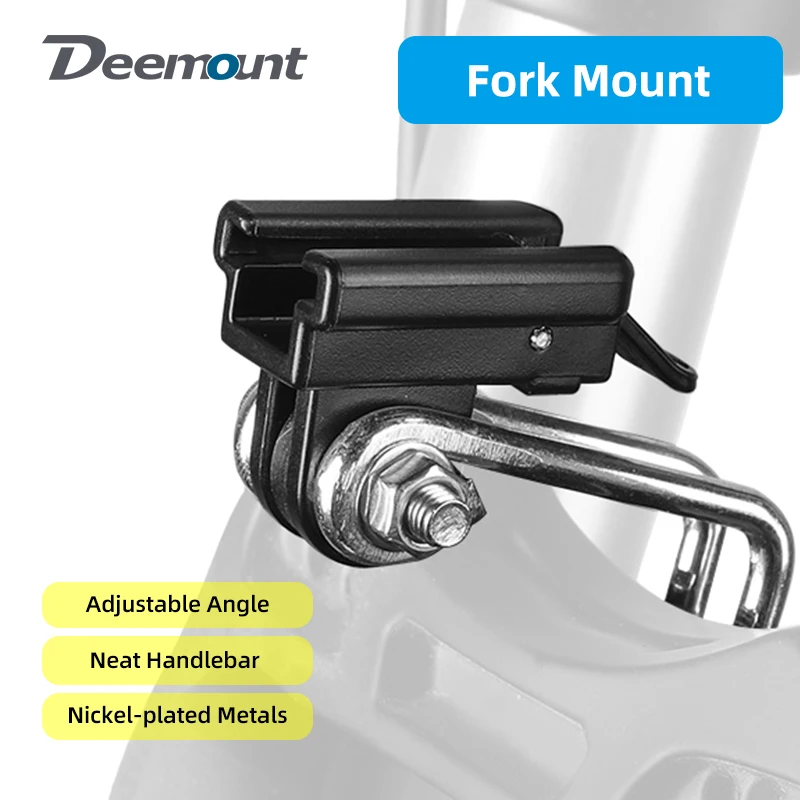 Bicycle-Headlight-Bracket-Stand-Front-Fork-Mount-MTB-Bike-Light-Holder ...