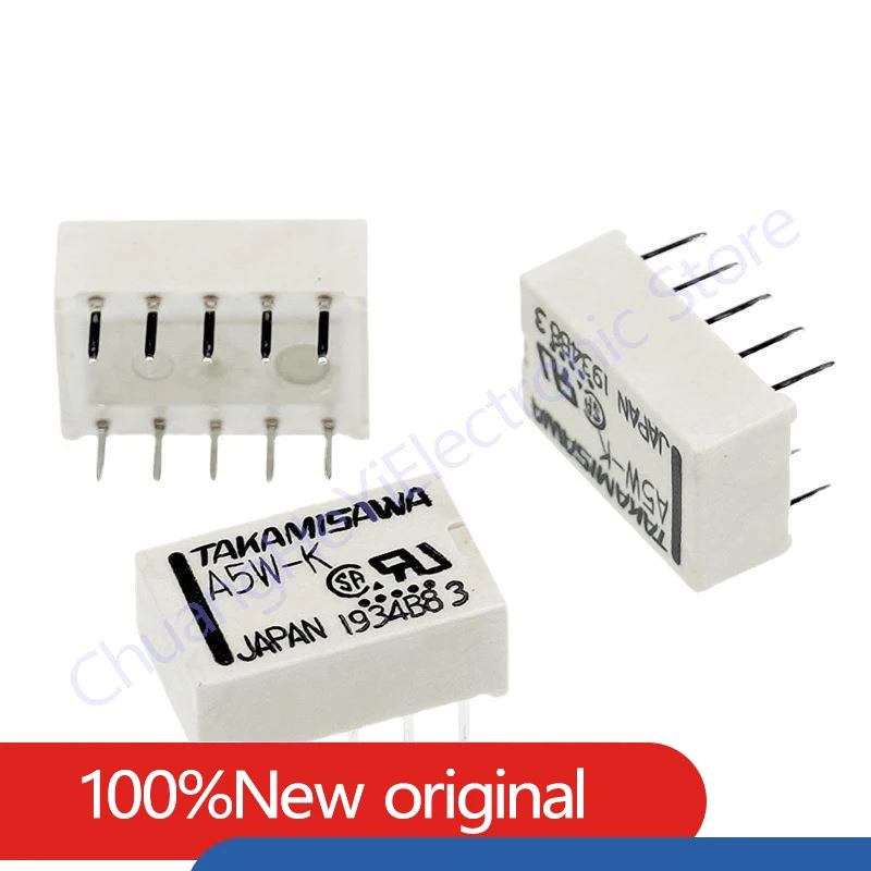 Relé 5V DIP-10 A5W-K A5W 2X 5V DIP-10 RELAIS TAKAMISAWA RELAY UM AUDIO ...