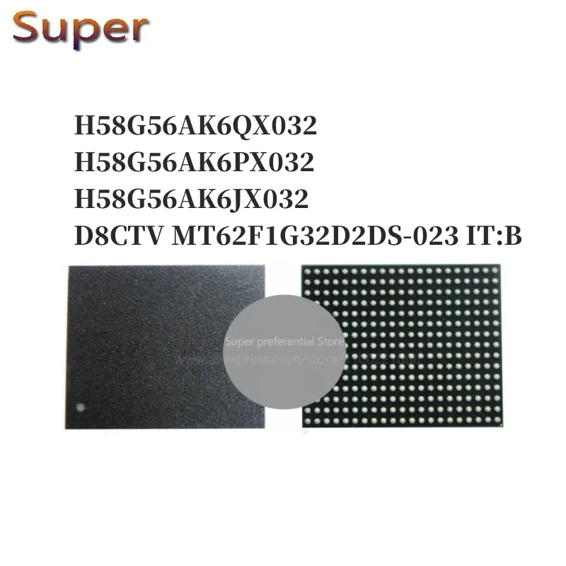 MT62F1G32D2DS-023-IT-B-315FBGA-LPDDR5-6400Mbps-4GB-H58G56AK6QX032 ...