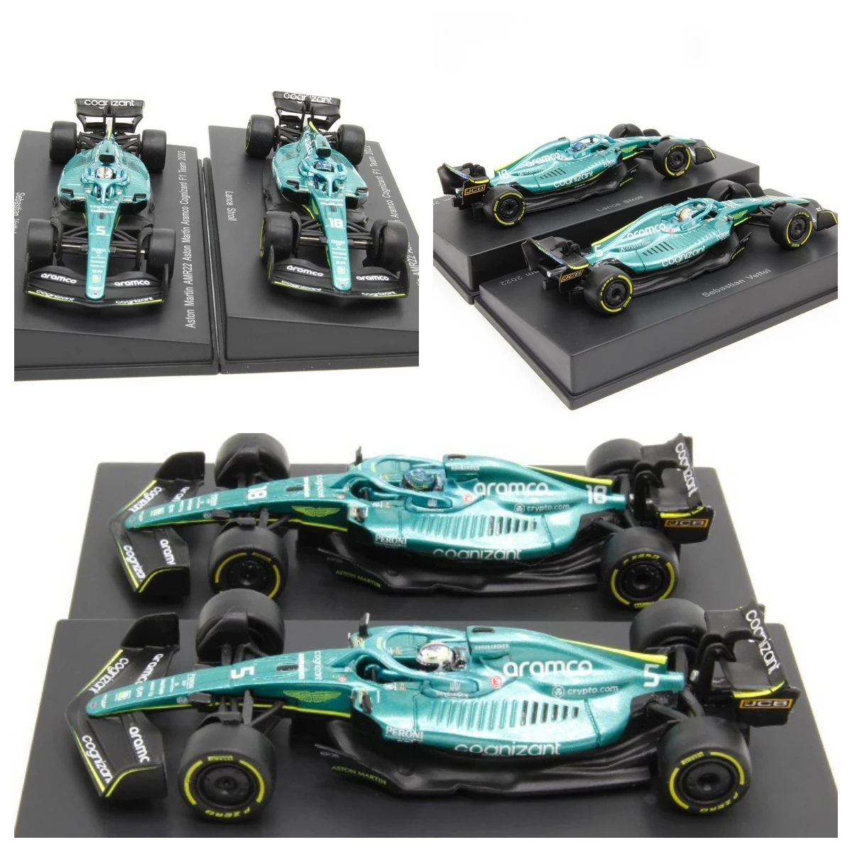 Sparky 1/64 Y262 Y263 Y257 Y256 Petronas Martin F1 Team AMR22 No.18 ...