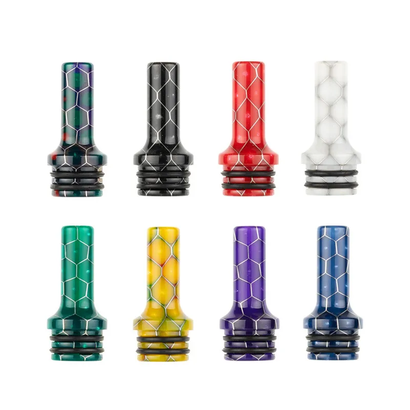 Vape long mtl 510 resion drip tip mouthpiece 3mm narrow bore for TFV8 ...