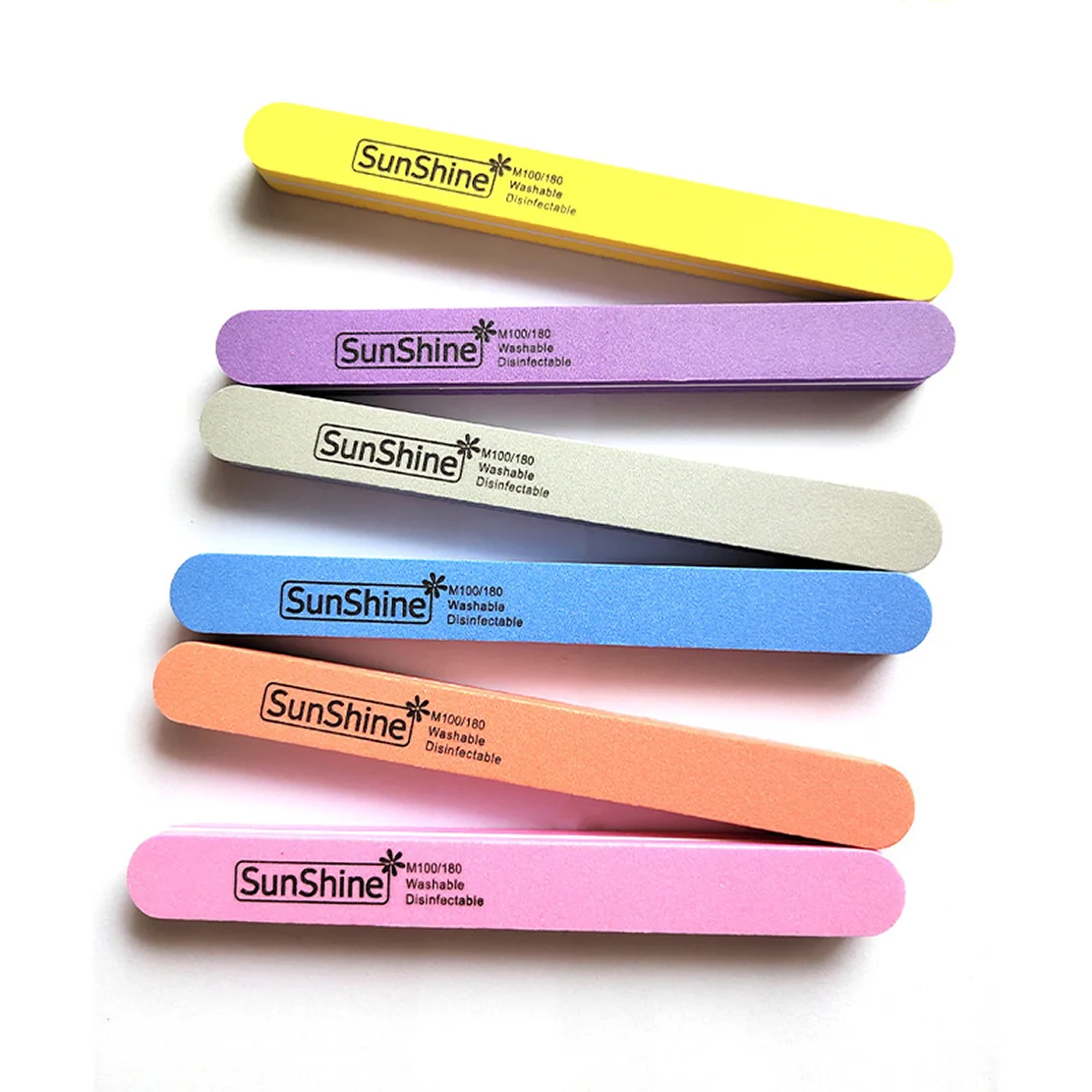 SunShine-10Pcs-Sponge-Nail-File-Buffer-Professional-Polishing-Nail-Art ...