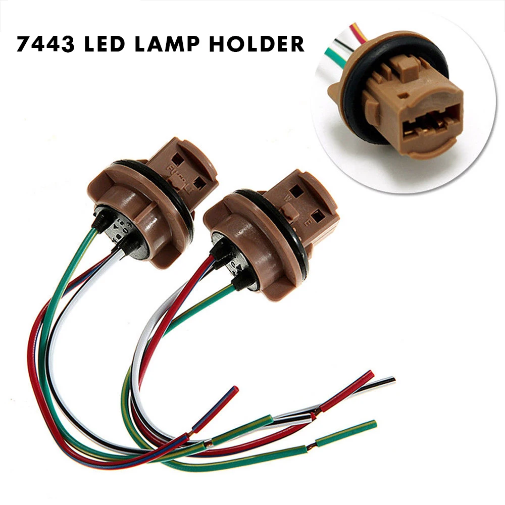 2pcs-T20-7440-7443-LED-bulb-holder-LED-socket-adapter-connector-LED ...