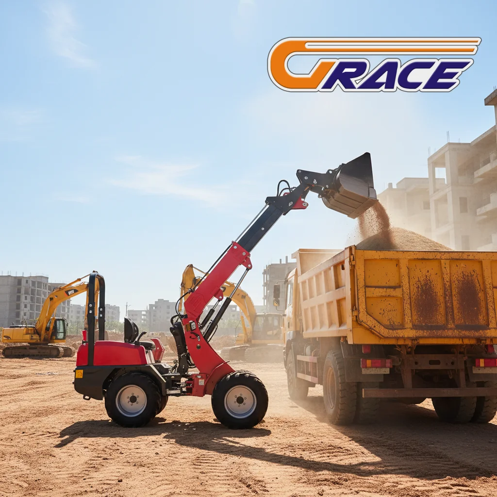 Wheel Loader 3 Ton EPA Approved Diesel Loader Heavy Duty Construction ...