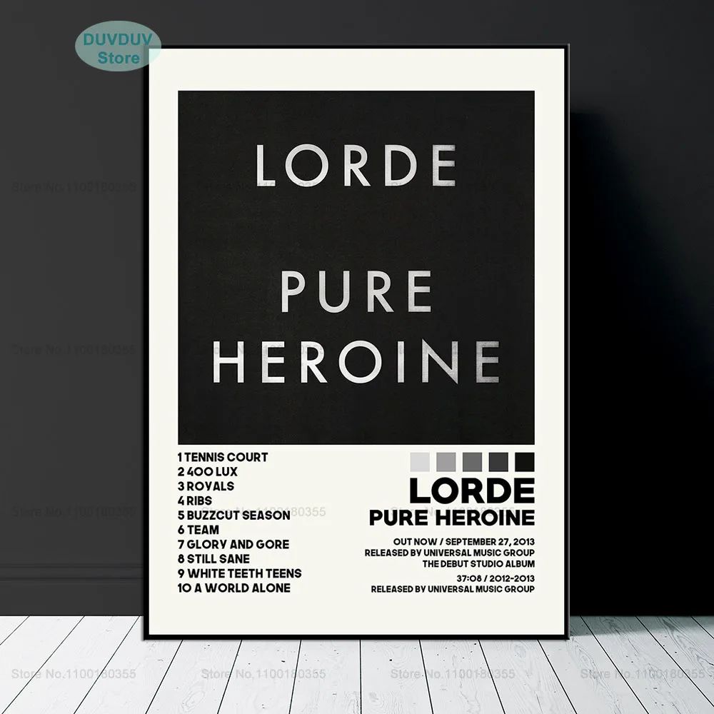 Lorde Album Cover Pure Heroine
