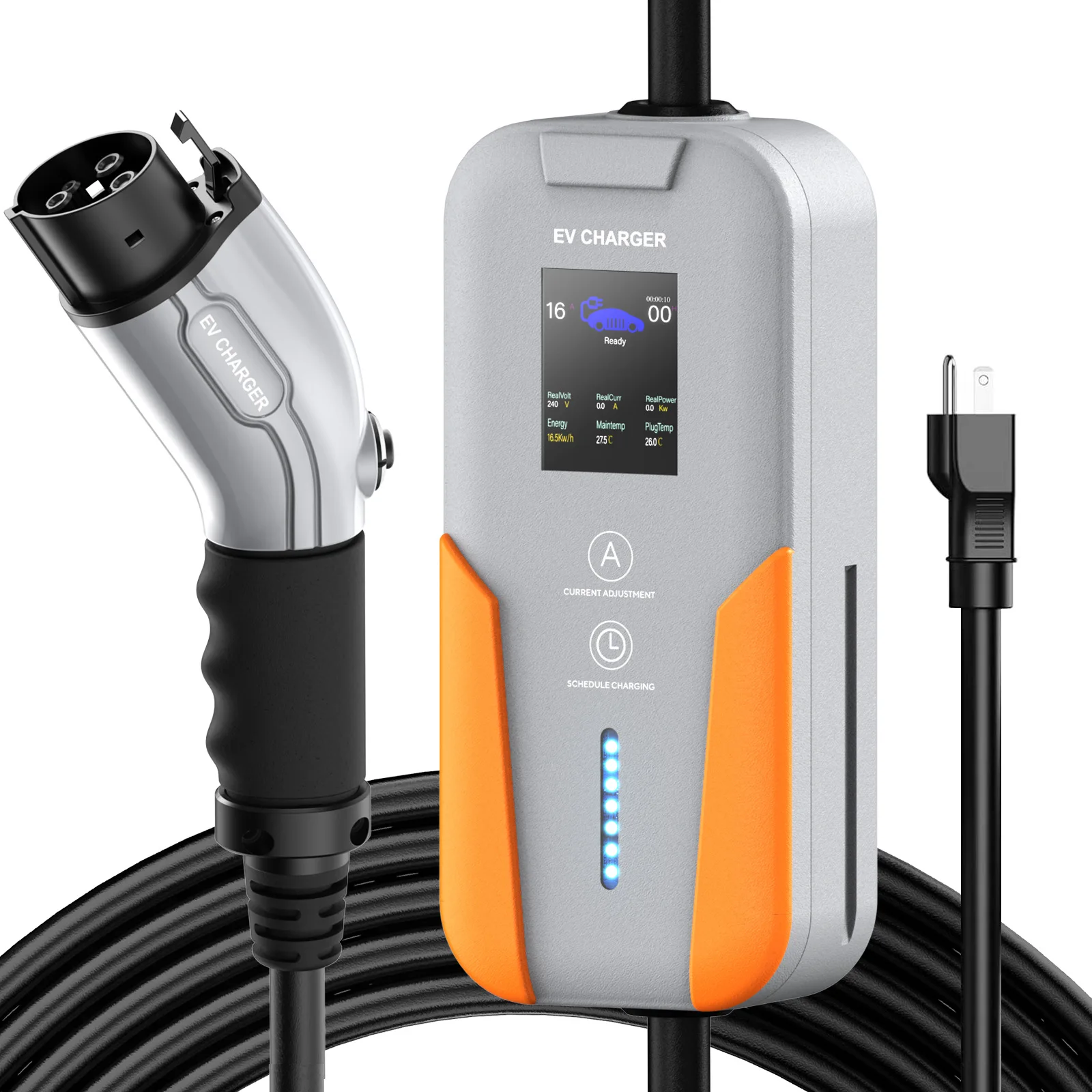 New-7-6KW-32A-Portable-EV-Charger-TYPE-2-Model-Y-Electric-Car-Charger ...