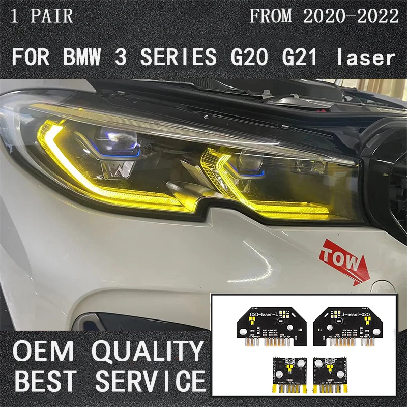CSL-Lemon-Gold-Yellow-DRL-Light-LED-Module-Set-For-BMW-3series-G20-G21 ...