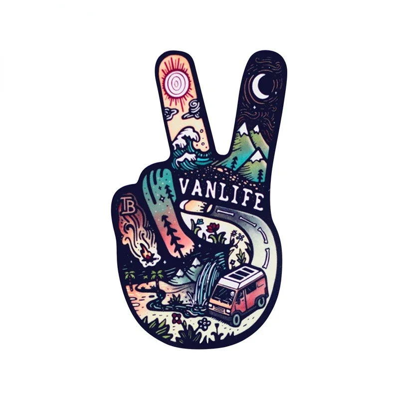 Car Sticker for Van Life Car Window Occlusion Scratch Decals Laptop ...