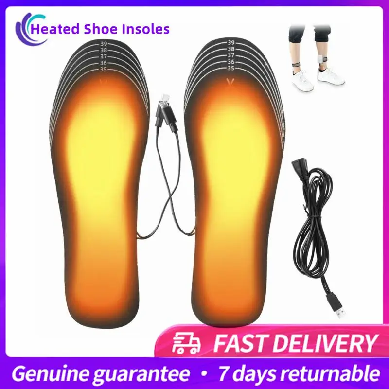 Winter-Warm-USB-Heated-Shoes-Insoles-Electric-Heated-Shoes-Warming-Pad ...