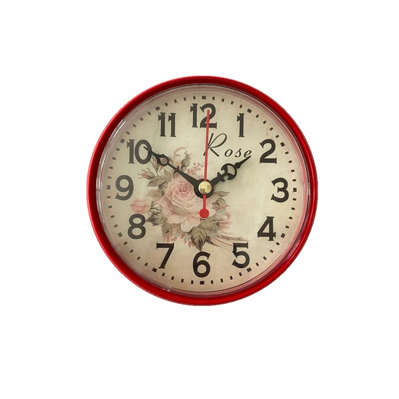 5 Pieces Quartz Insert Clock Diameter 110mm Fit-up Insert Red Trim ...